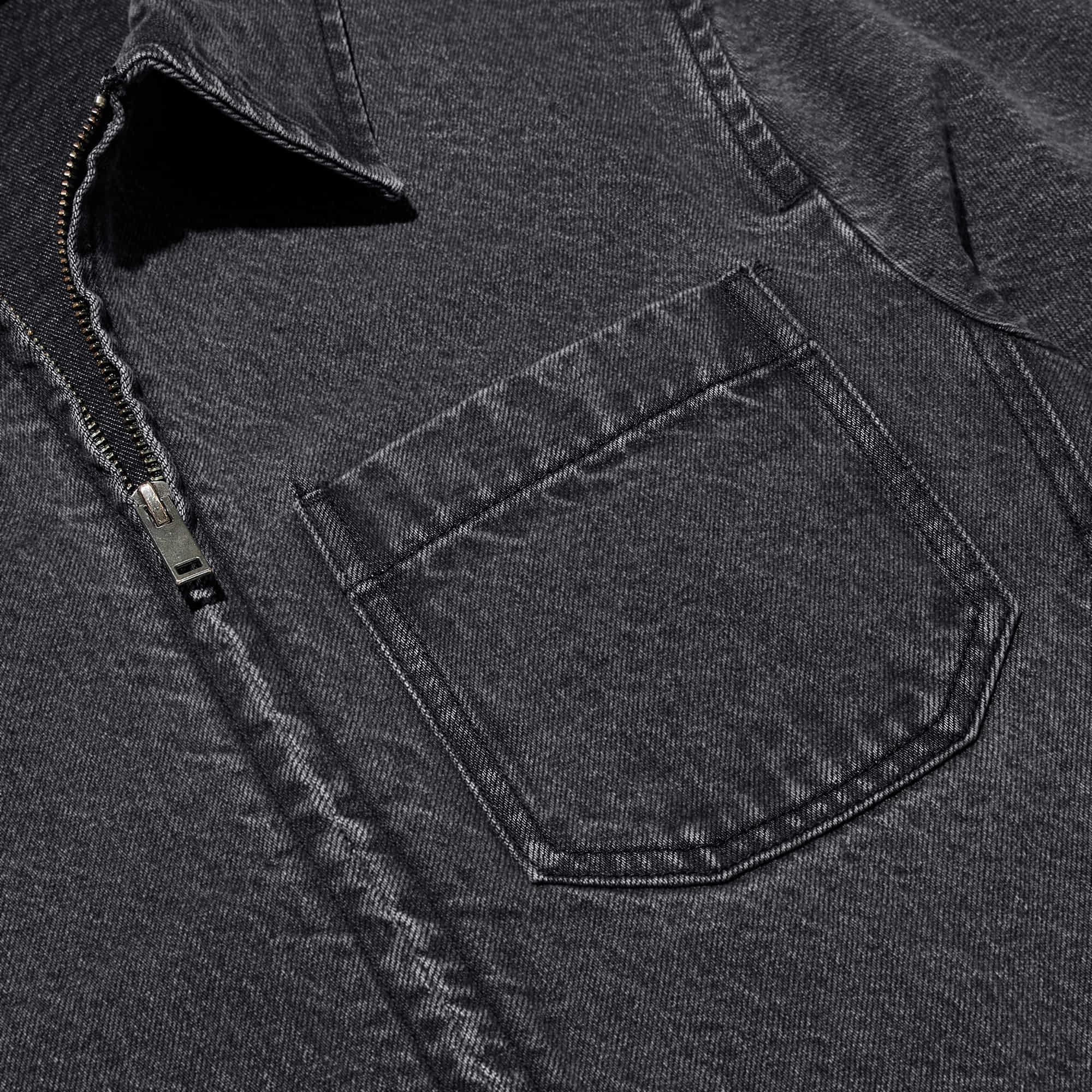 Denim Zip-Up Jacket | GU US