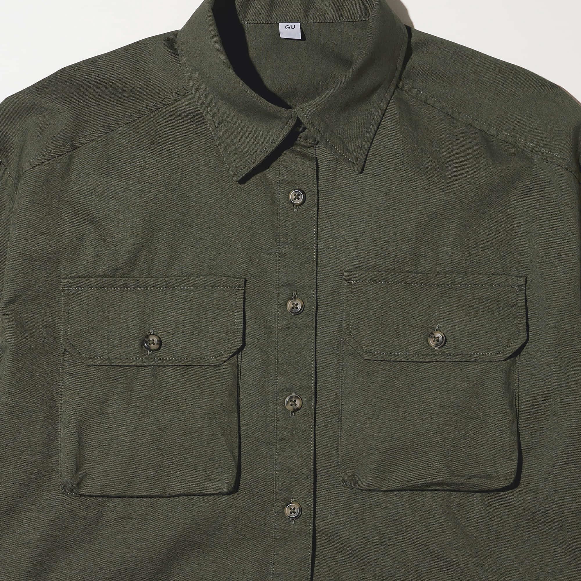 Women's Cropped Work Shirt | GU US