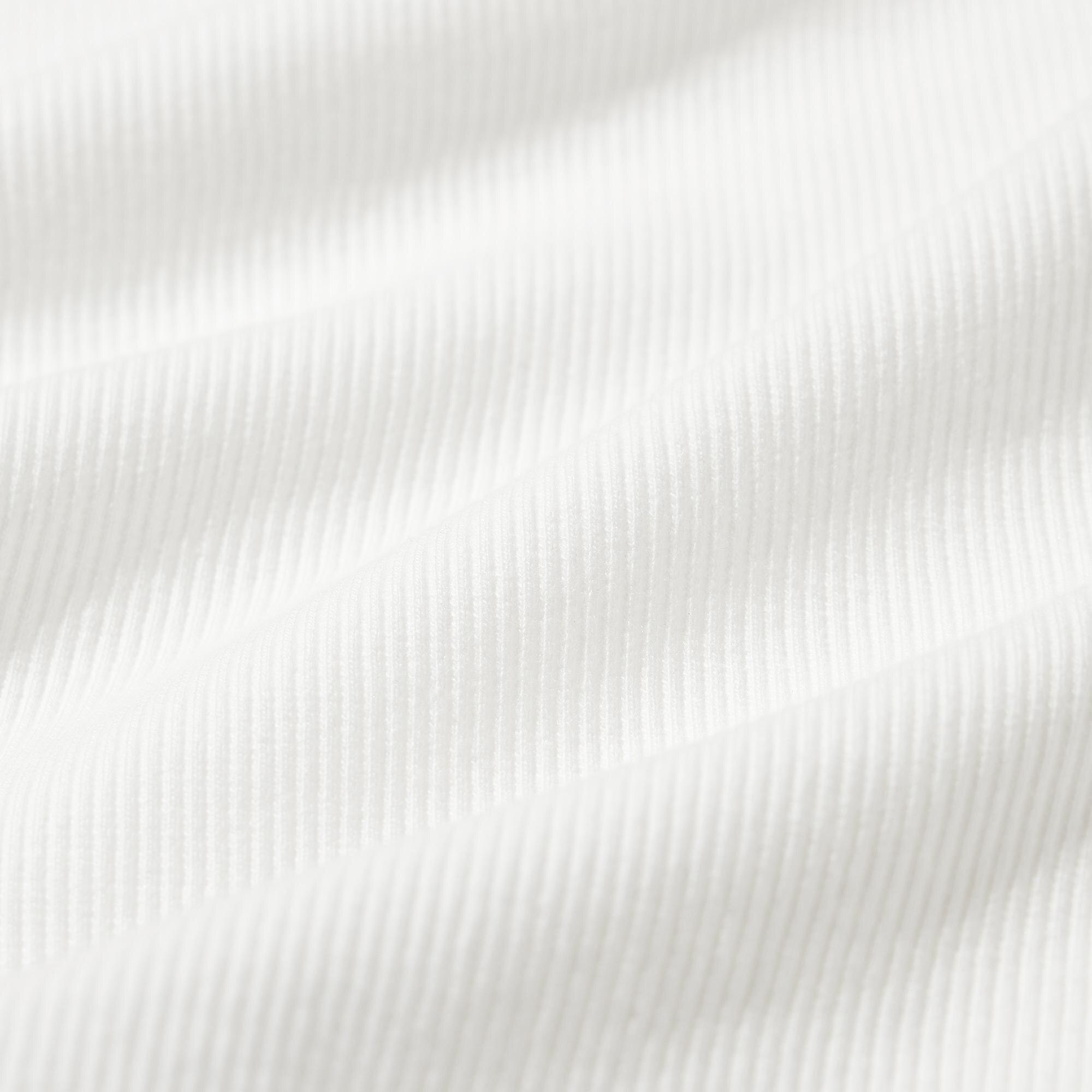 Ribbed Cropped T-Shirt Long | GU US