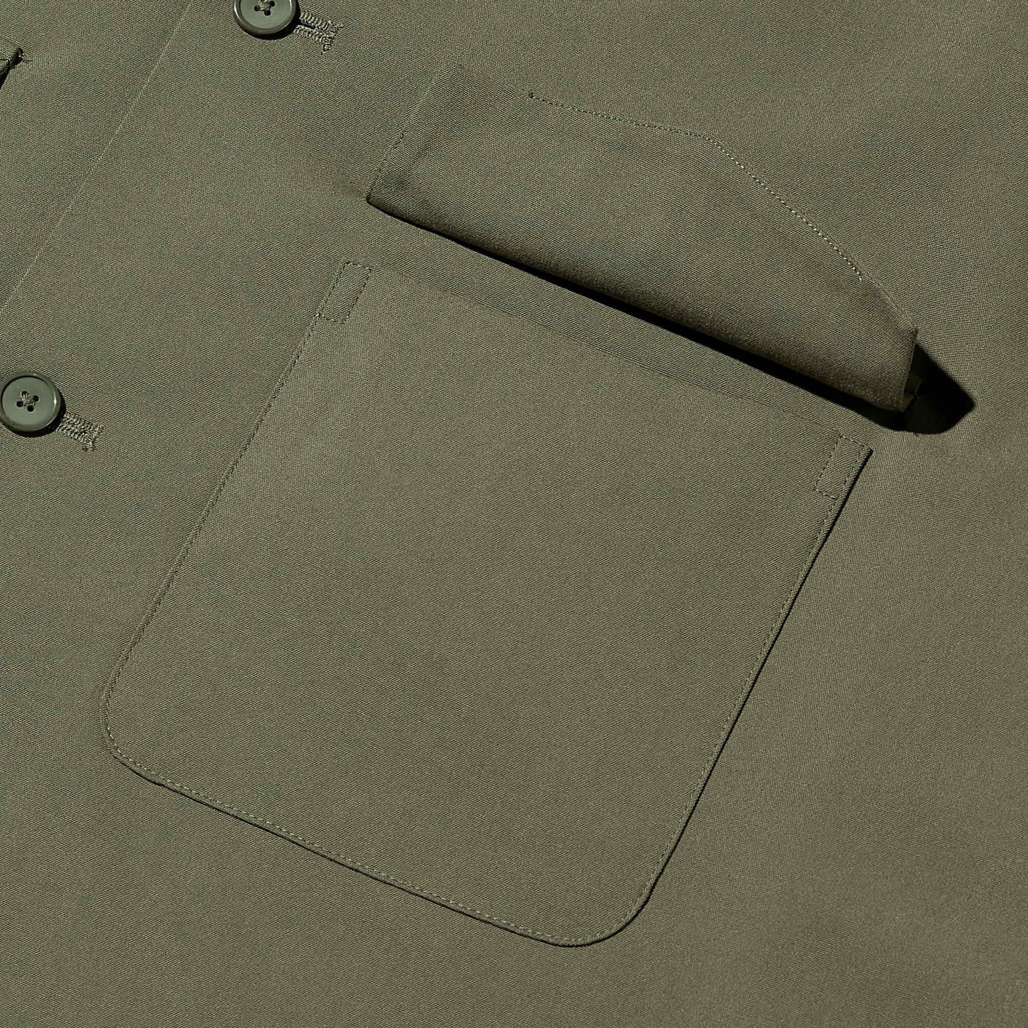 Double Pocket Open Collar Shirt | GU US