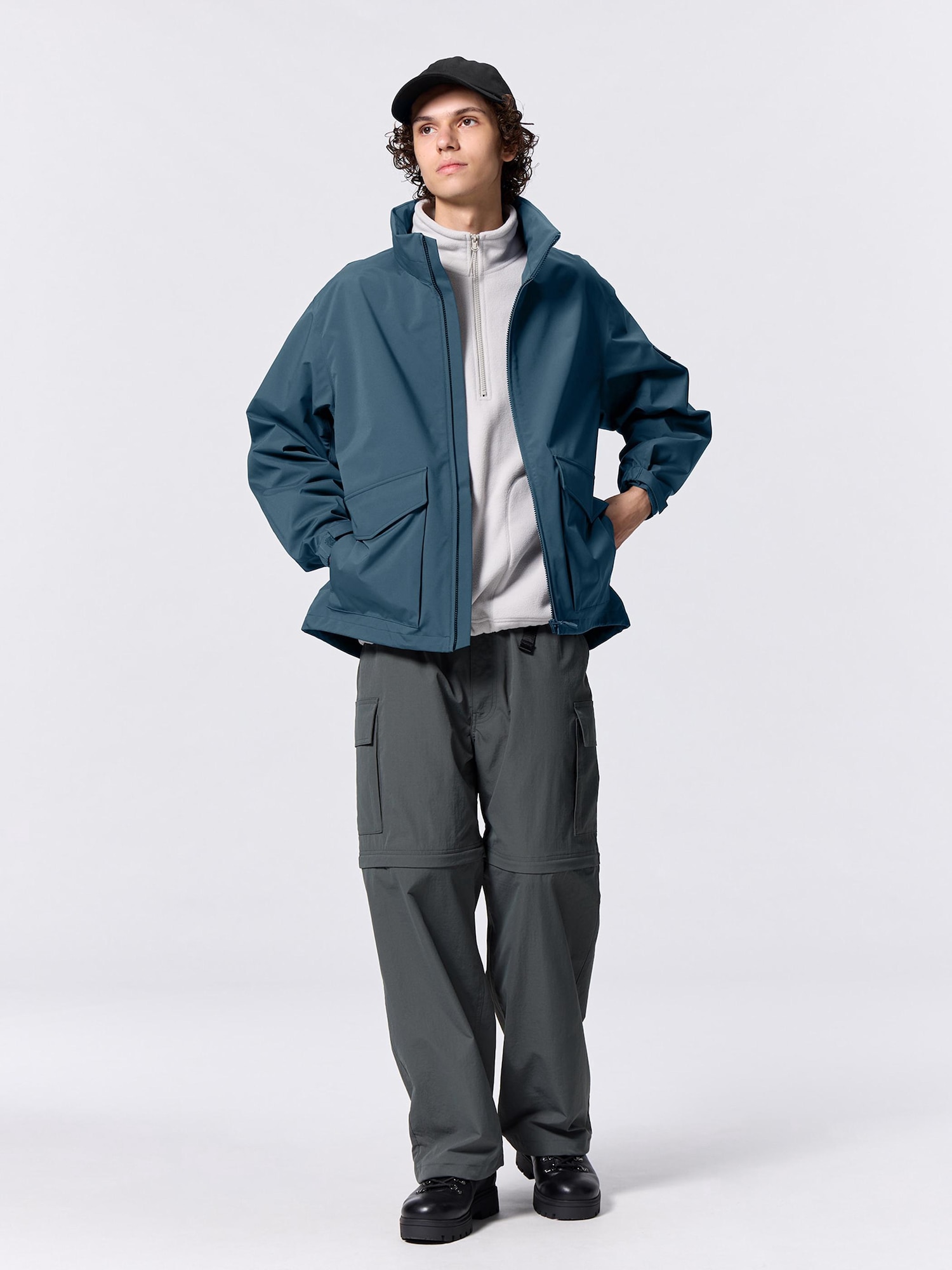 Windproof Stand Collar Jacket | GU US Windproof Stand Collar Jacket | GU US