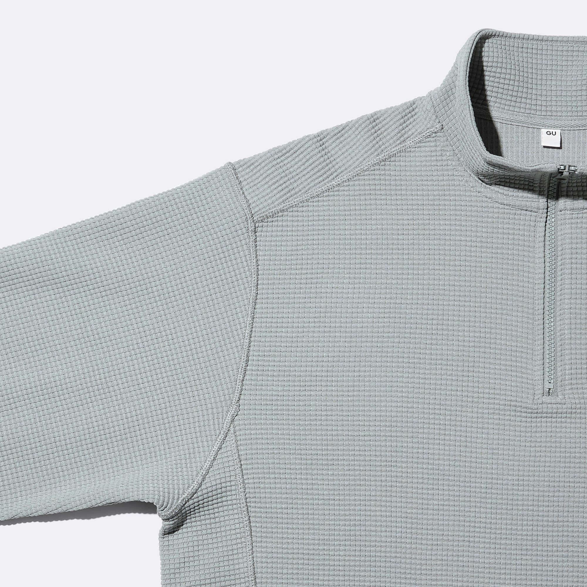 Heavy Waffle Half-Zip Pullover | GU US
