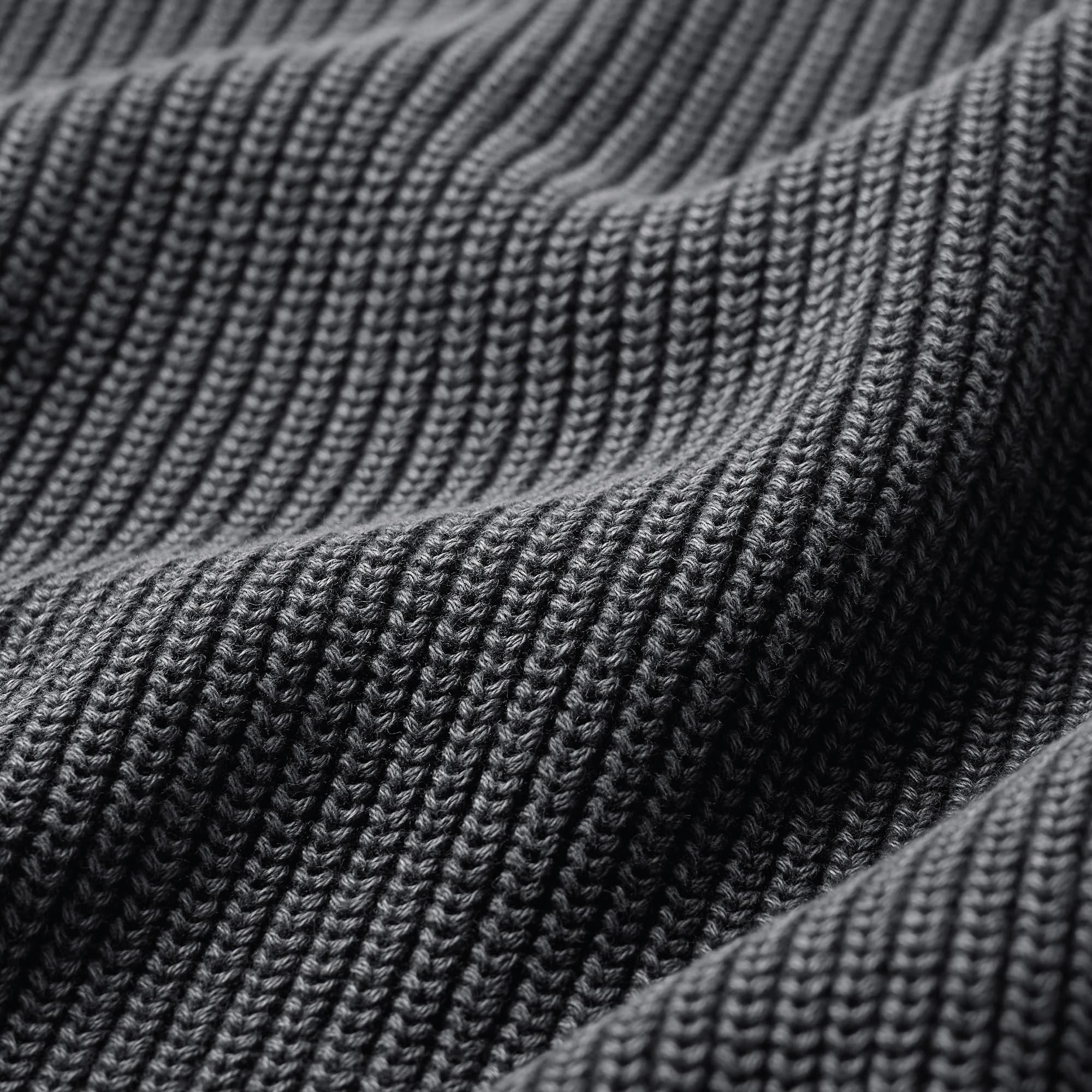 Washed Ribbed Crew Neck Sweater | GU US