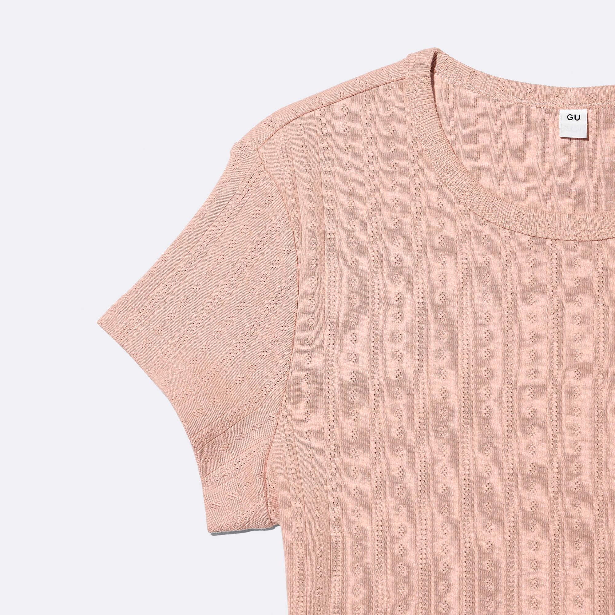 Women's Pointelle T-Shirt | GU US