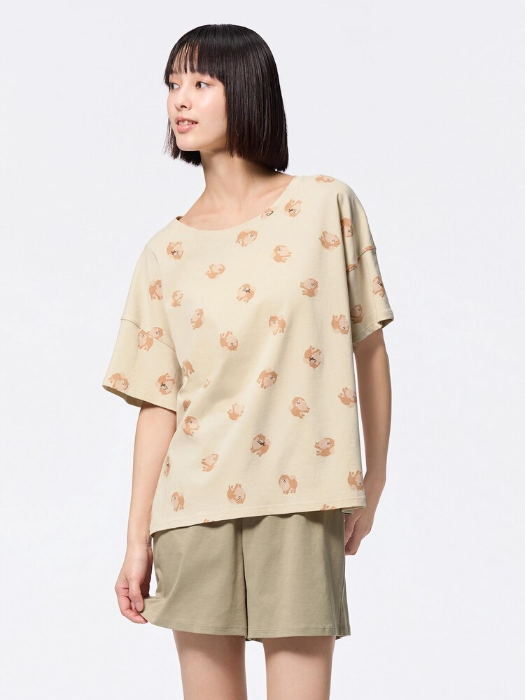 Cotton Color Lounge Set | Short | Dog | GU US