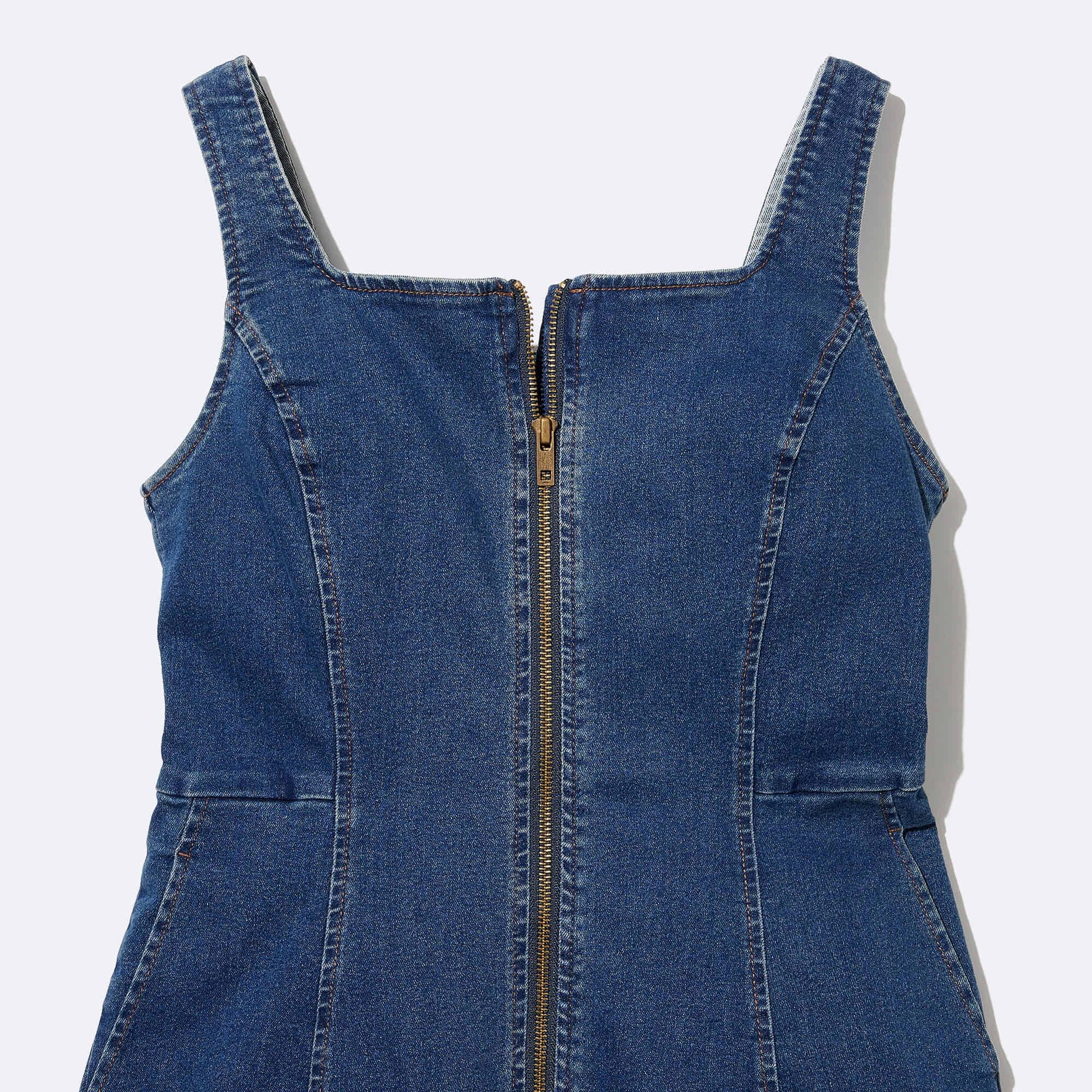 Women's Denim Mini Jumper Dress | GU US