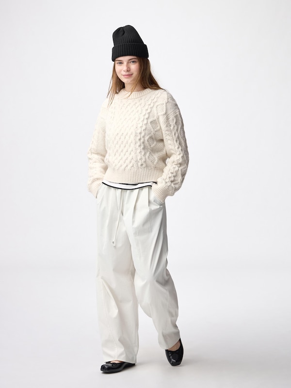 Barrel Leg Pull-On Pants | GU US