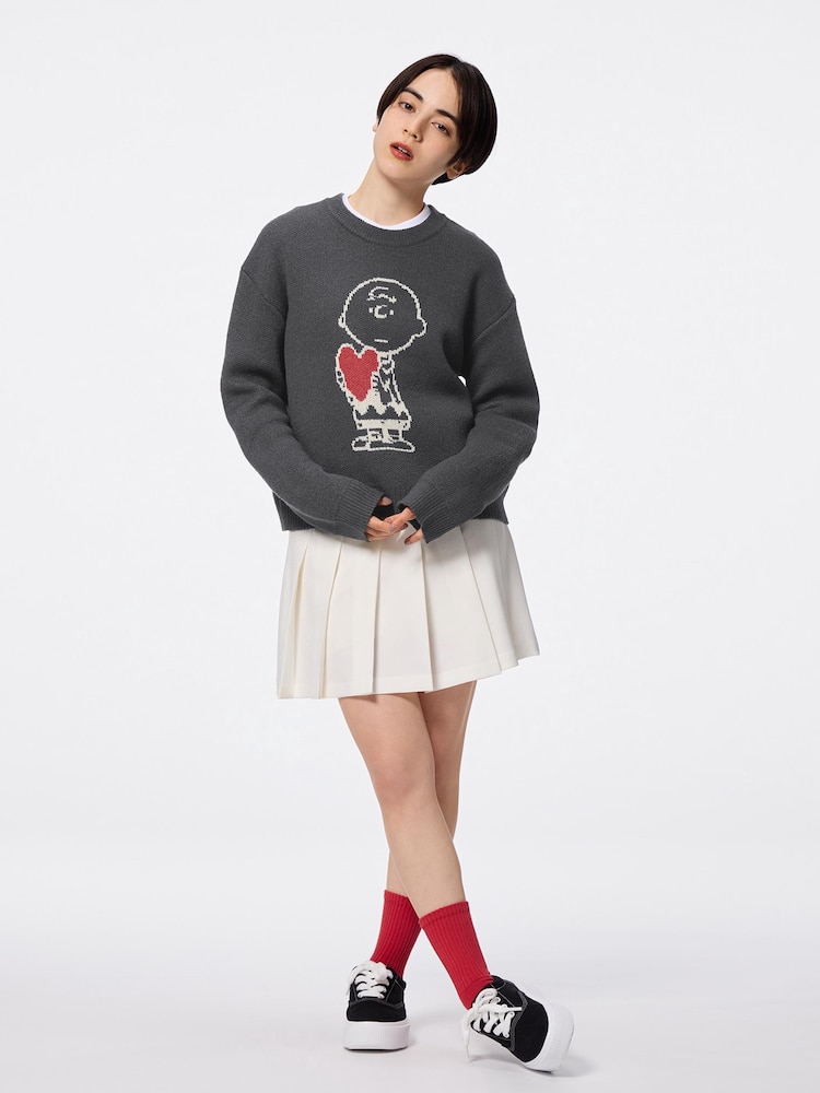 Crew Neck Sweater | Peanuts | GU US