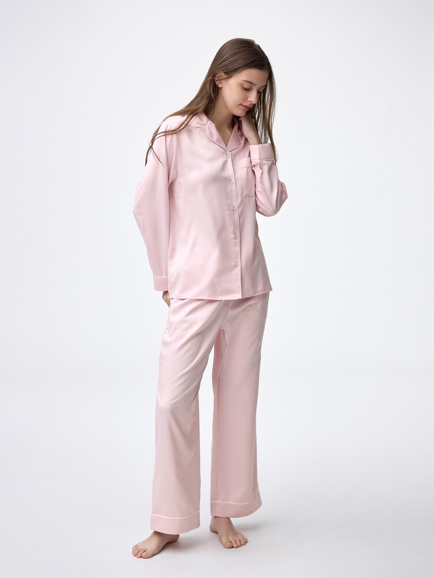 Women's Satin Pajamas | Long | GU US