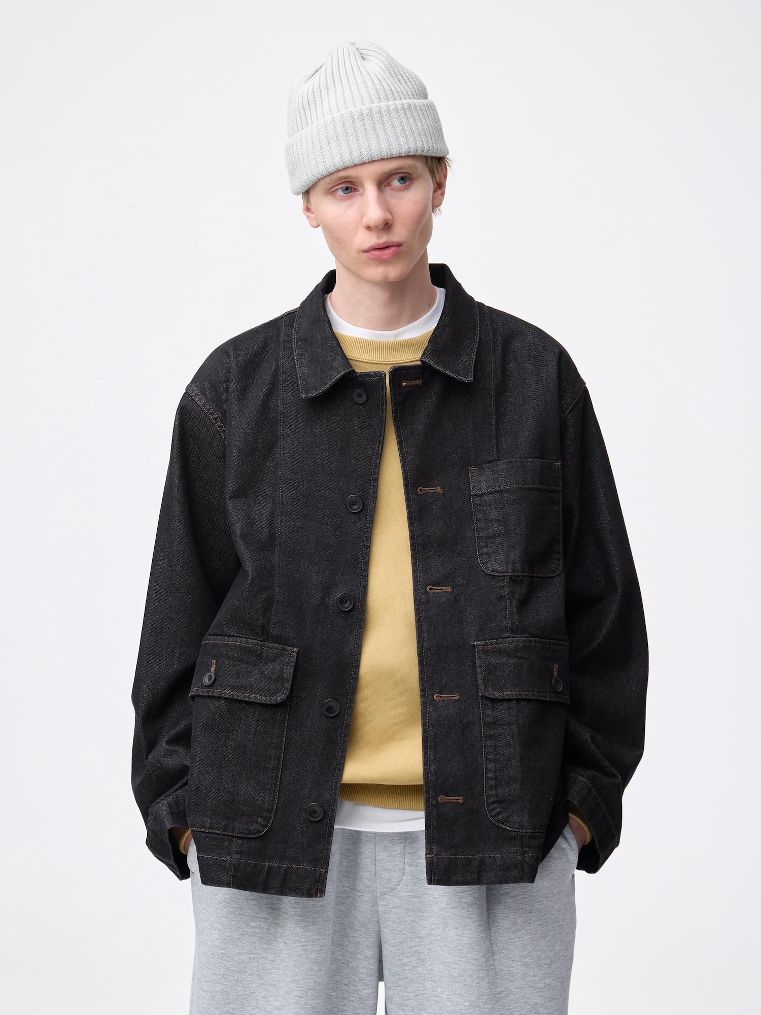 Denim Work Jacket | GU US