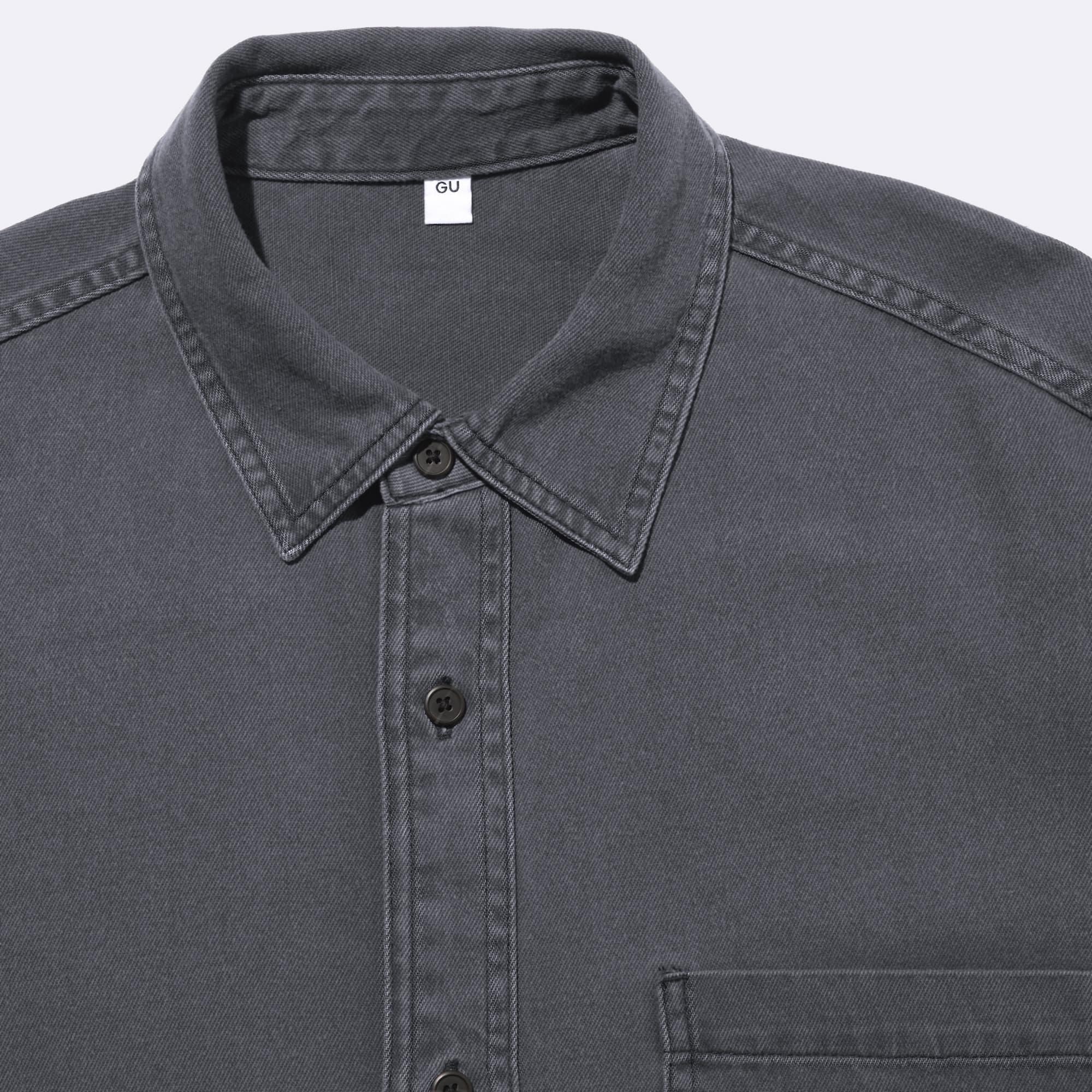 Unisex Denim Oversized Shirts | GU US