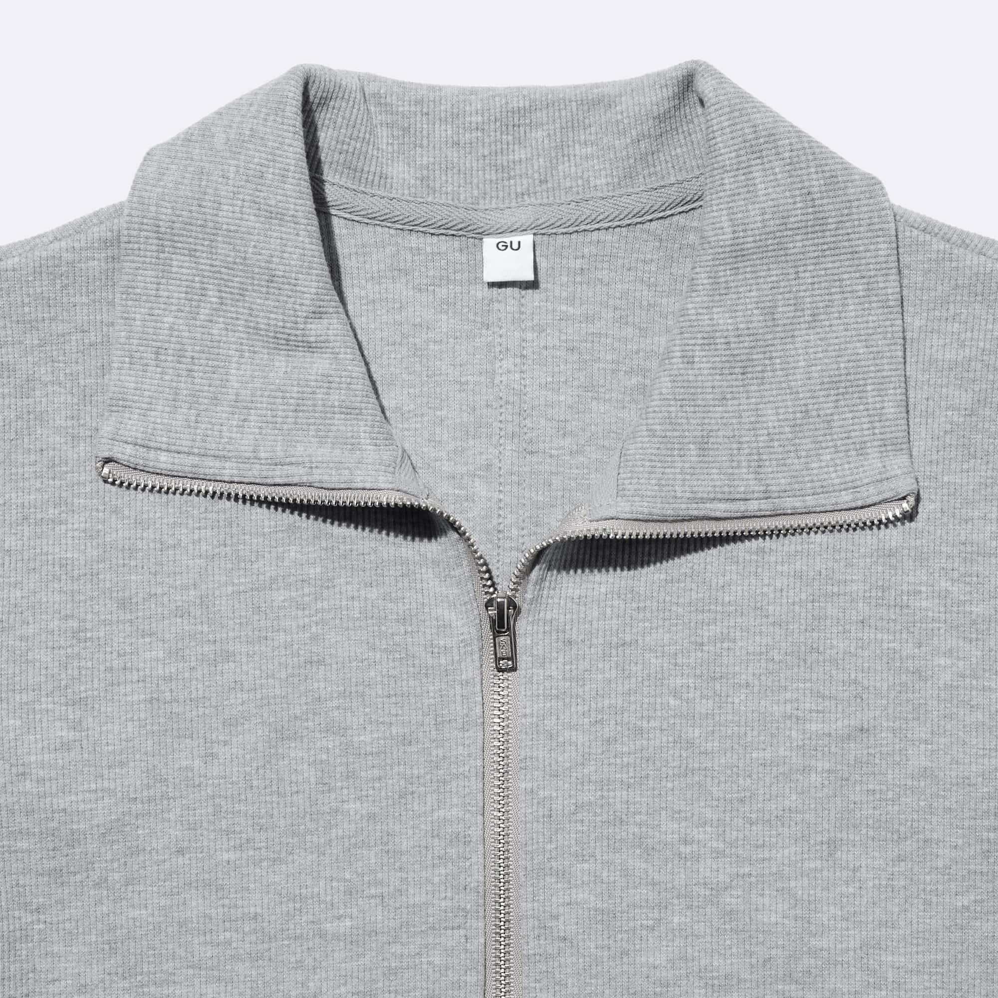 Ribbed Double-Zip Cardigan | GU US