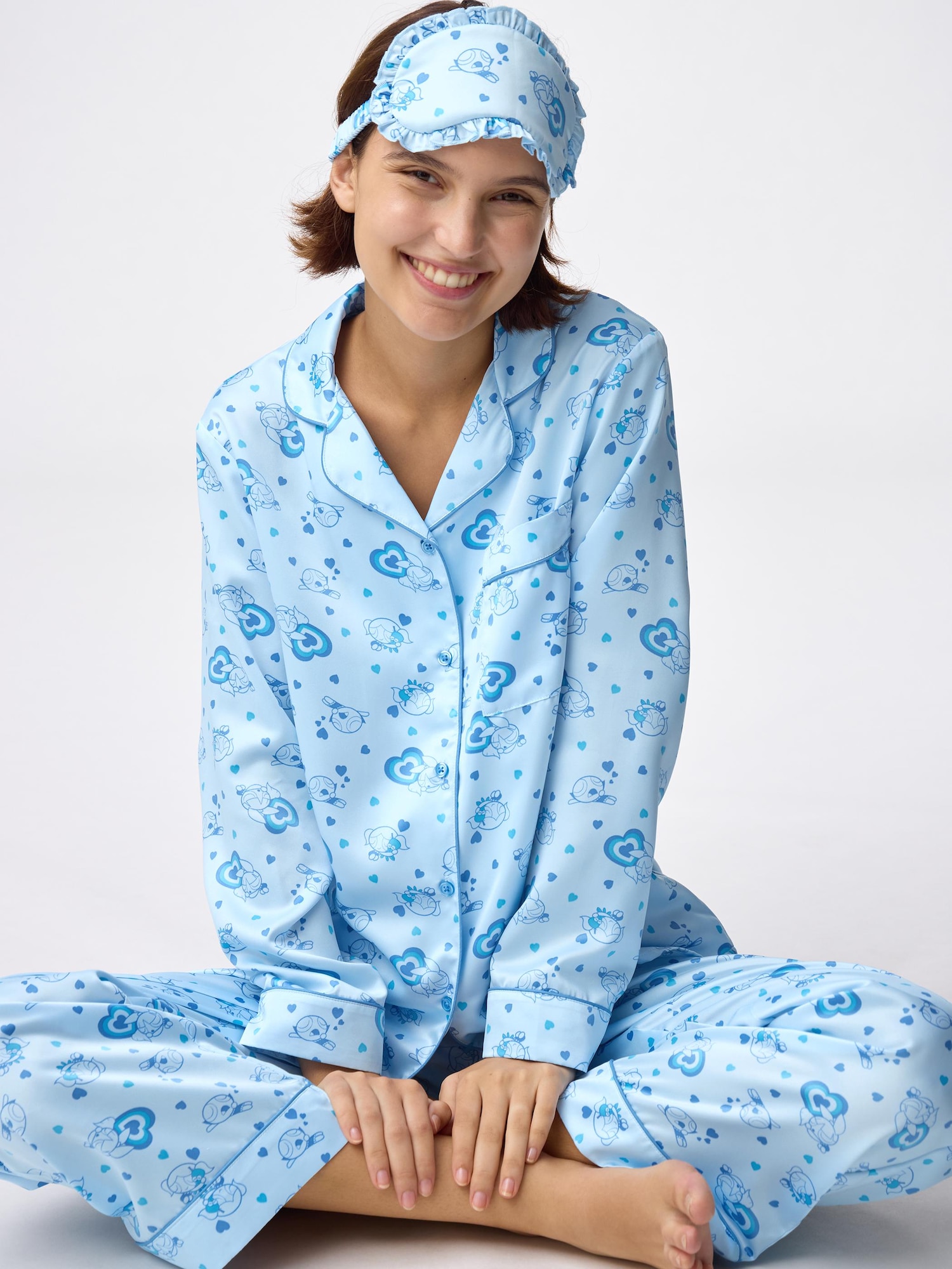 Satin Pajamas | Long | THE POWERPUFF GIRLS | GU US
