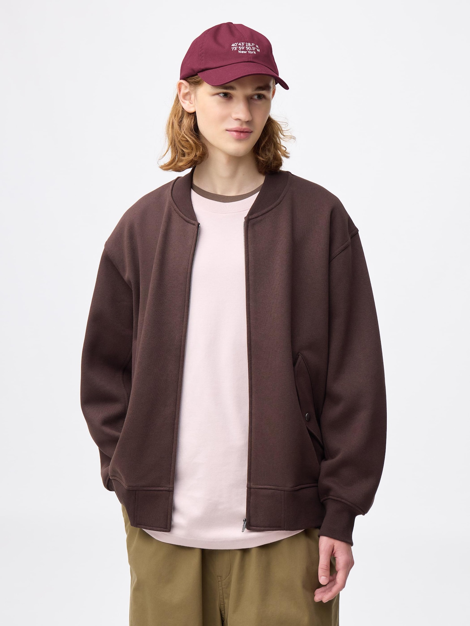 GU Heavy Weight Sweat Ribbed Jacket | StyleHint