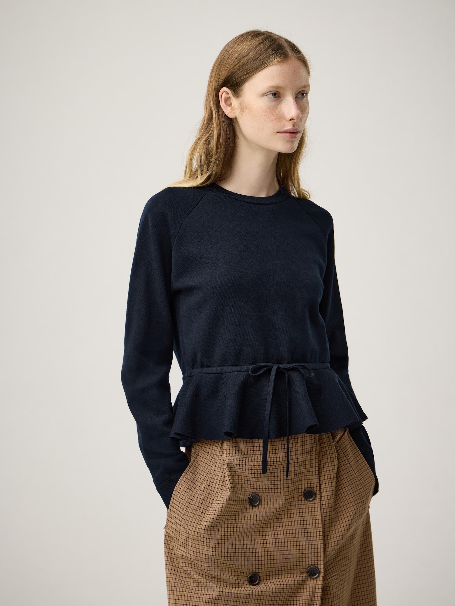 Peplum Knitted Pullover | by rokh | GU US