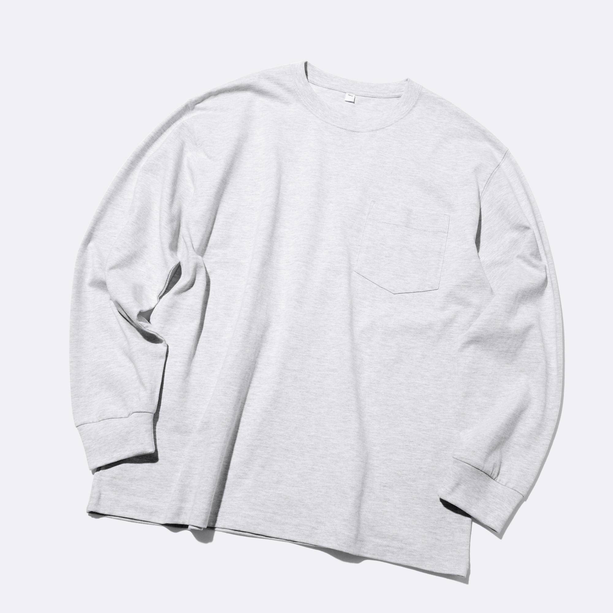 Heavy Weight Crew Neck T-Shirt | Long | B | GU US