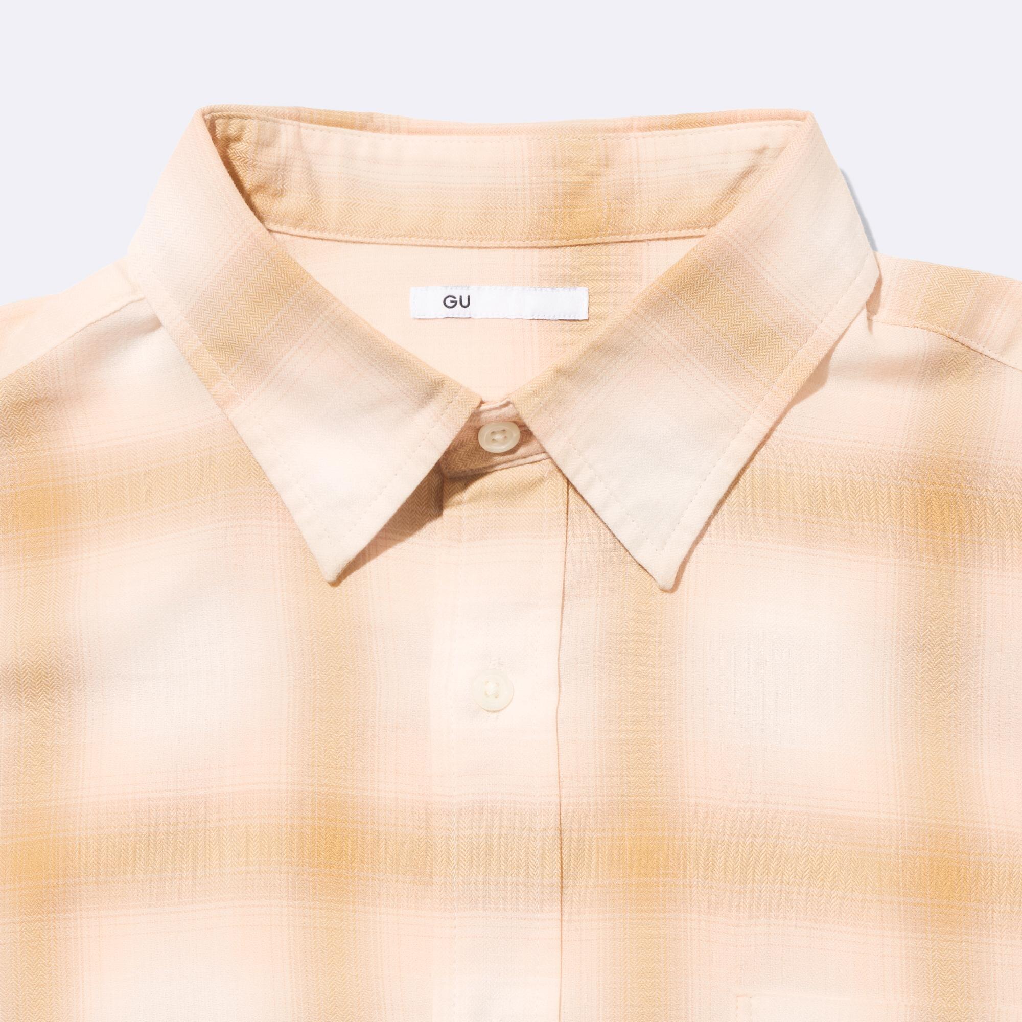 Unisex Ombre Checked Shirt | GU US