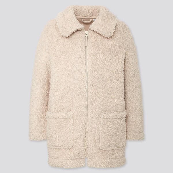 ユニクロ公式 | GIRLS ボアフリースコート