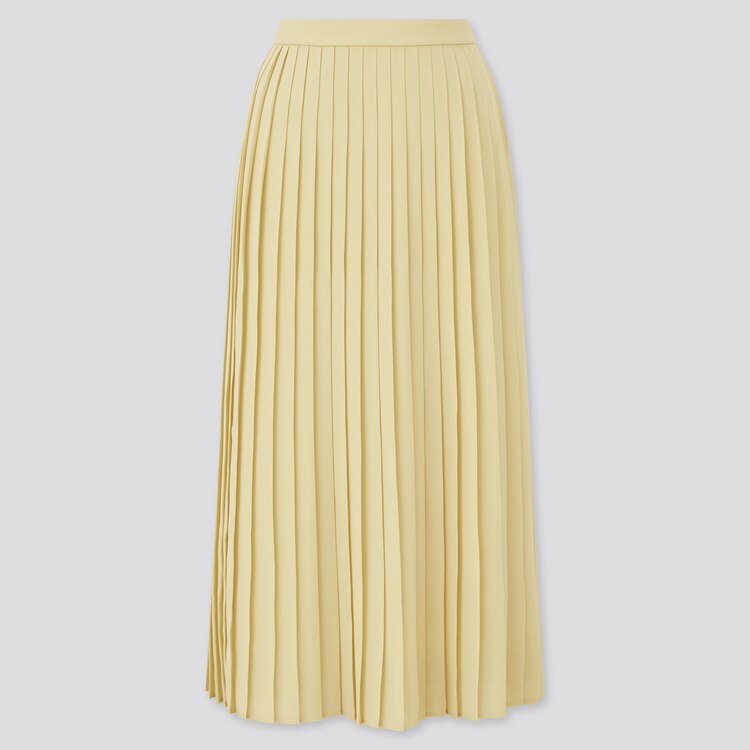 ユニクロ公式 | シフォンプリーツロングスカート（丈標準80～84cm）