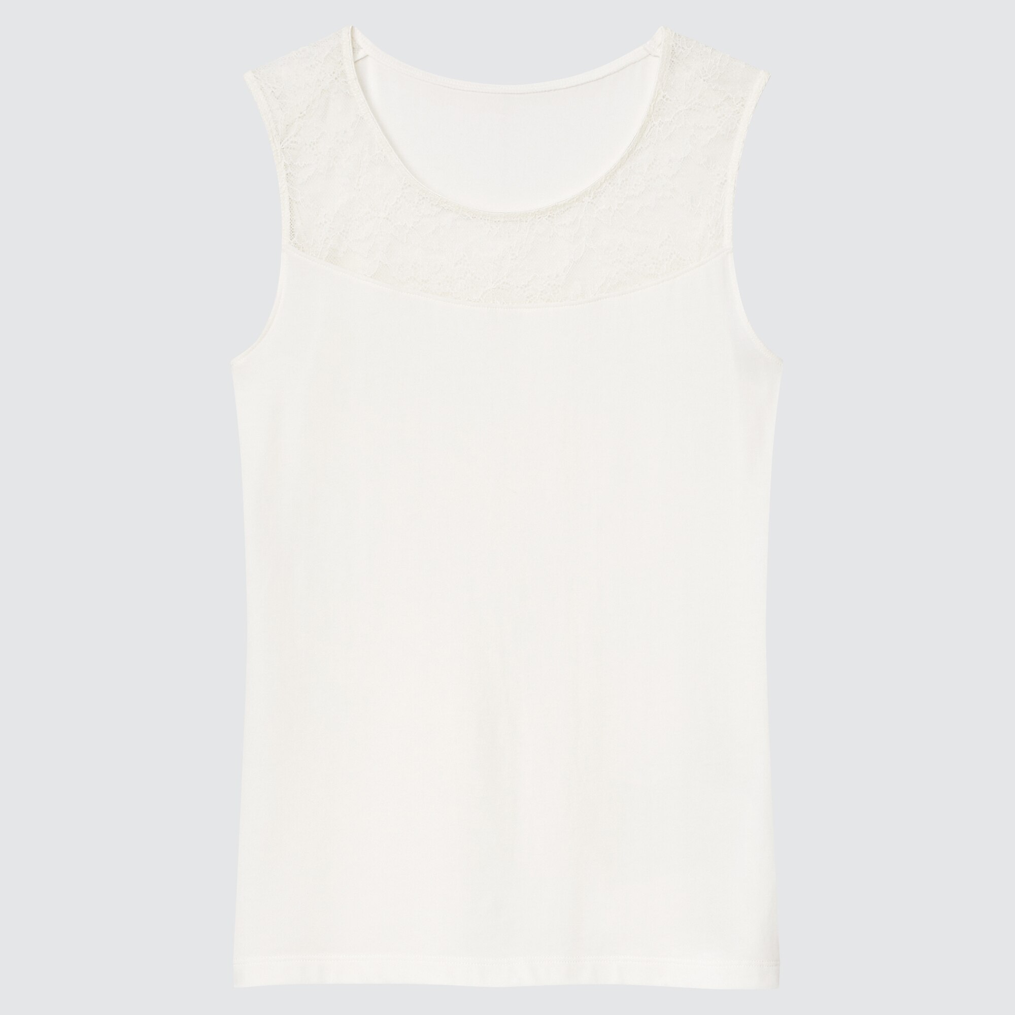 コットンレーヨンレースT （ノースリーブ） (WOMEN) | ユニクロ