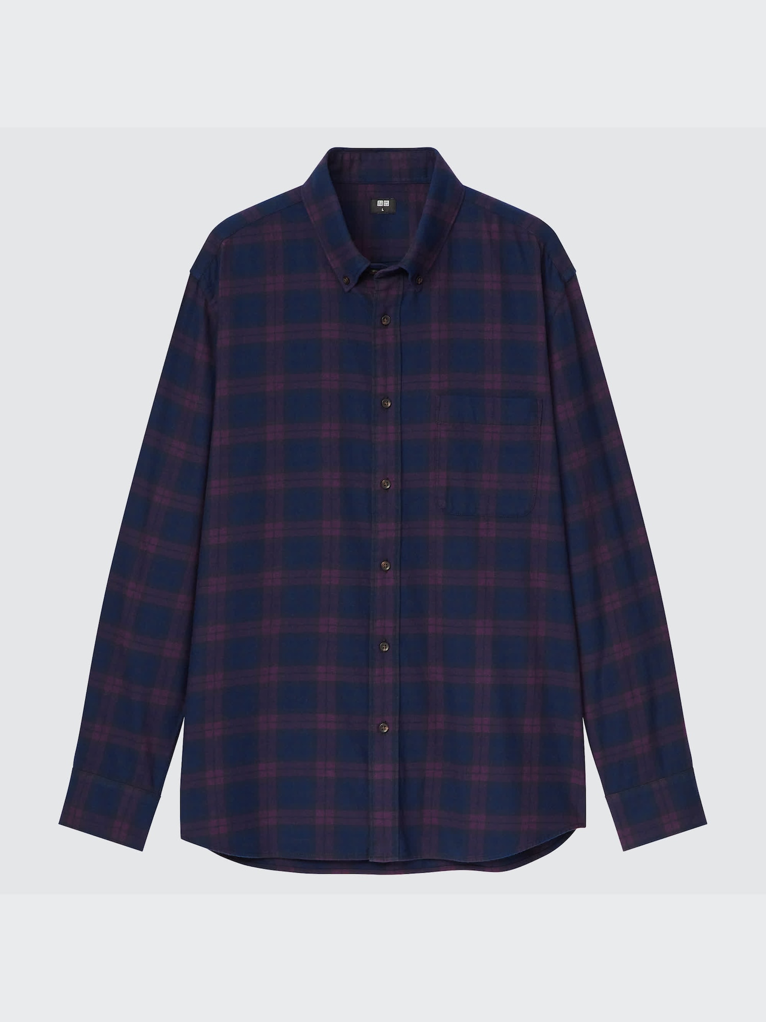 Kemeja Flannel Kotak Lengan Panjang Pria | UNIQLO ID