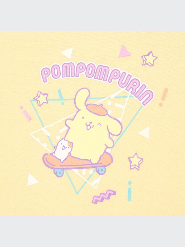 GIRLS UT Sanrio Characters Crop Lengan Pendek Anak | UNIQLO ID