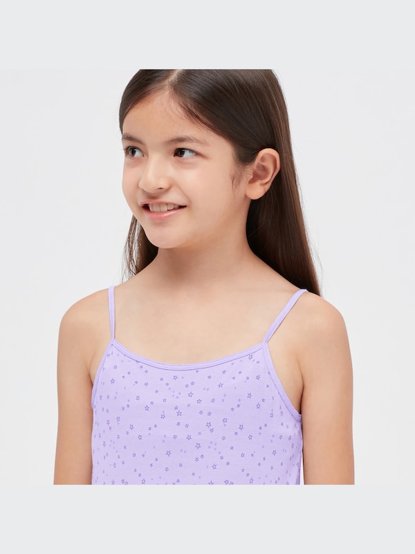 Kids GIRLS AIRism Cotton Blend Camisole (Printed) | UNIQLO ID