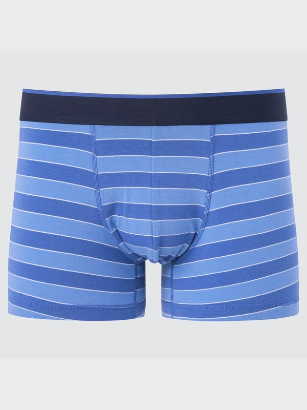 Men's SUPIMA COTTON Striped Boxer Briefs (Low Rise) | UNIQLO ID