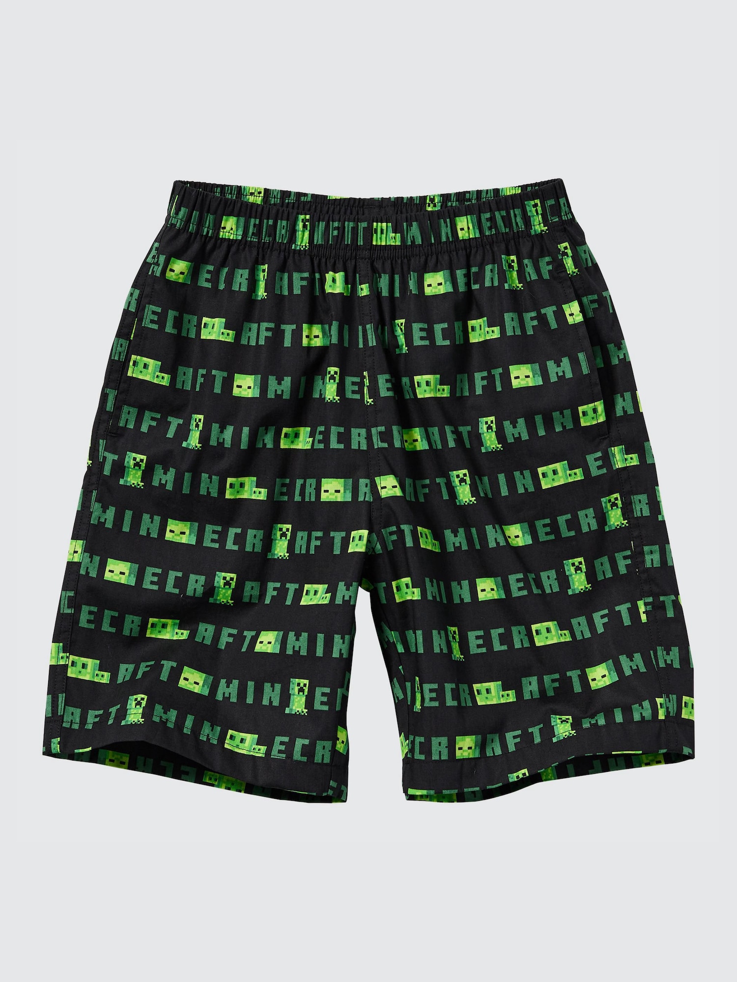 Kids Minecraft Light Cotton Easy Shorts | UNIQLO ID