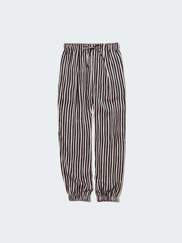 Celana Drape Jogger Satin (Motif) Wanita | UNIQLO ID