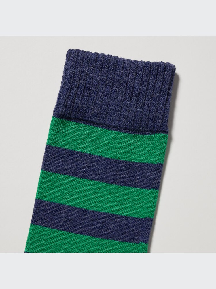 ユニクロ公式 | ソフトパイルボーダーソックス