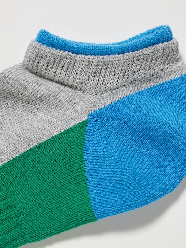 Men's Color Block Short Socks | UNIQLO ID
