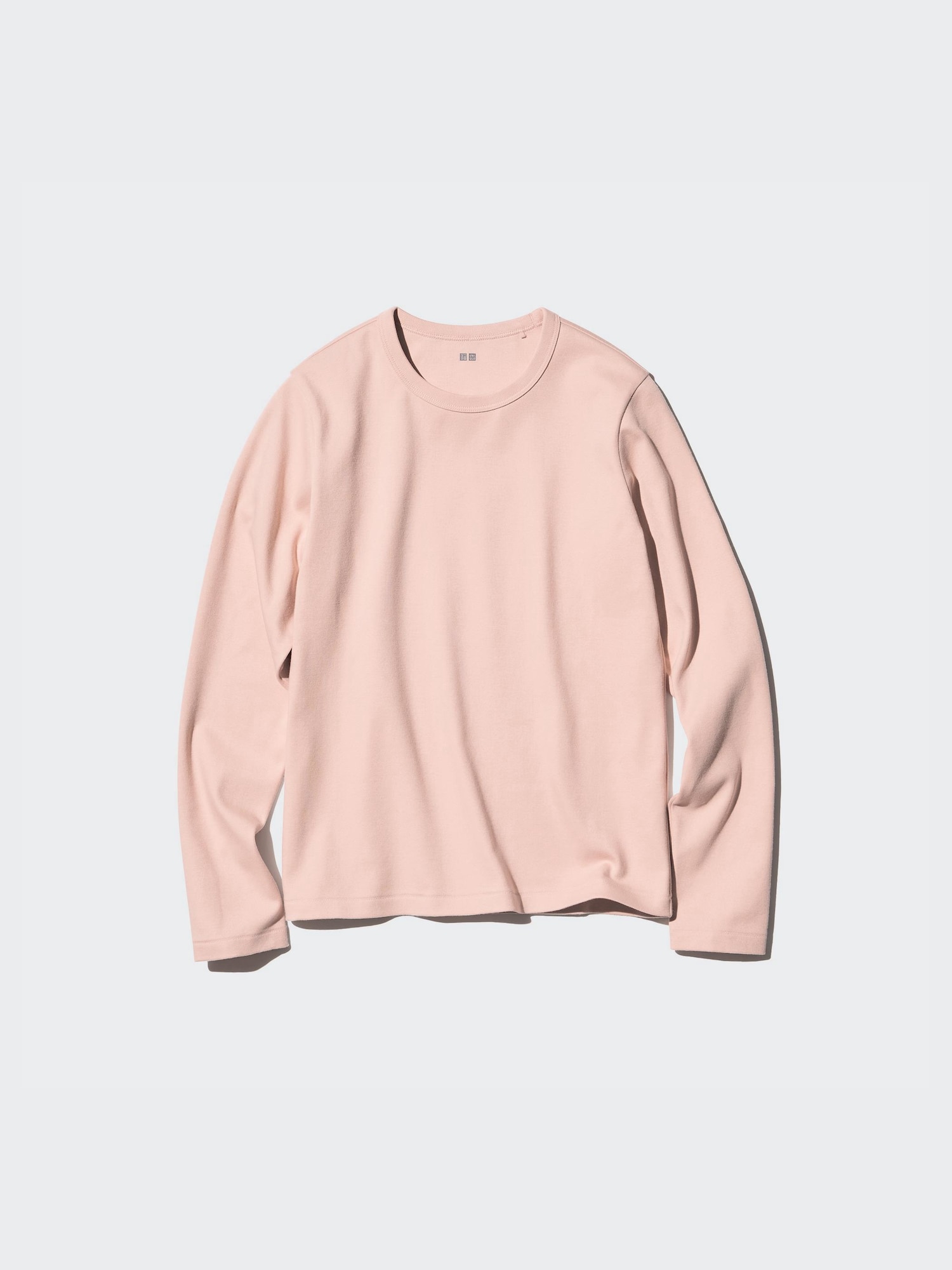 Women's Smooth Stretch Cotton Crew Neck T-Shirt | Long Sleeve | UNIQLO ID