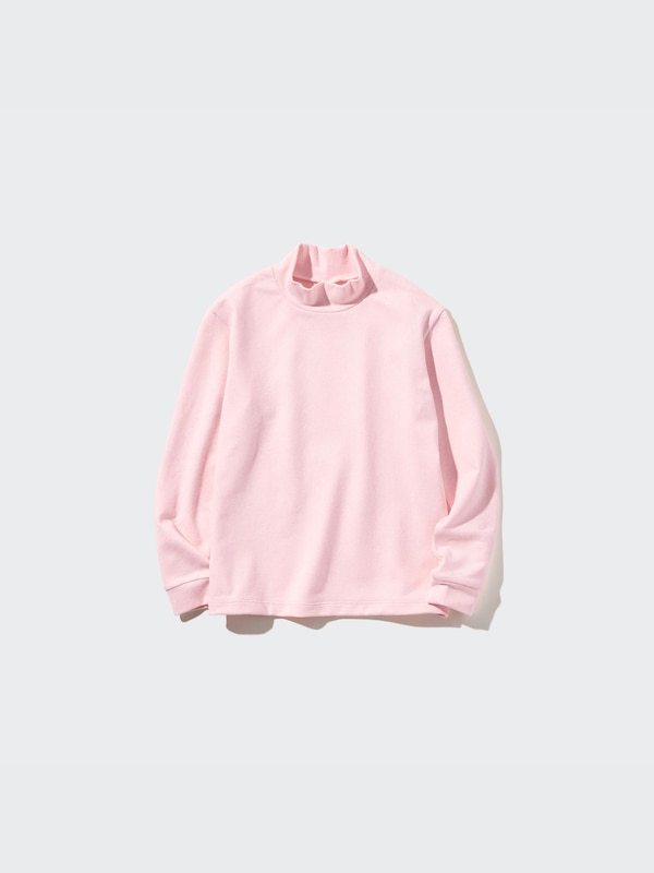 ユニクロ公式 | ソフトフリースハイネックTシャツ（長袖）