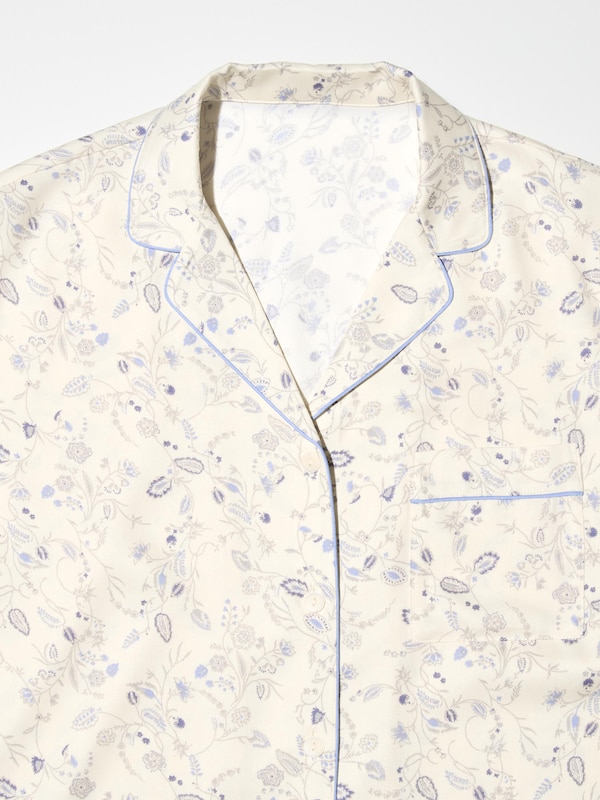 Piyama Satin Lengan Pendek (Celana Panjang) Wanita | UNIQLO ID