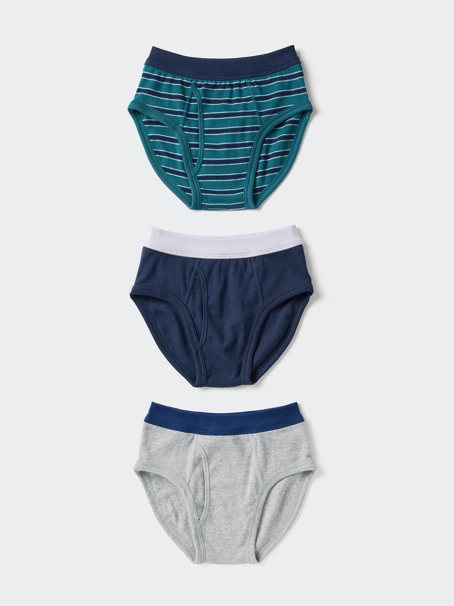 Kids BOYS Briefs 3 Pack | Stripe | UNIQLO ID