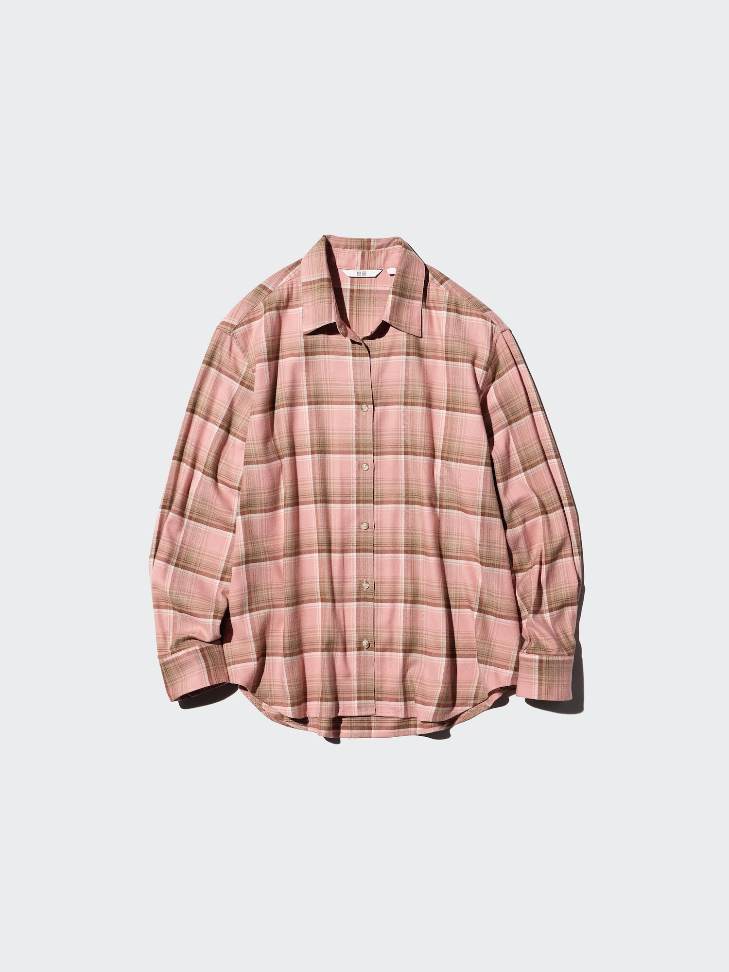 Women's Soft Flannel Skipper Shirt Long Sleeve | UNIQLO ID
