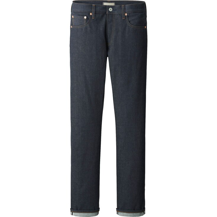 MEN PURE BLUE JAPAN SLIM FIT STRAIGHT JEANS | UNIQLO US