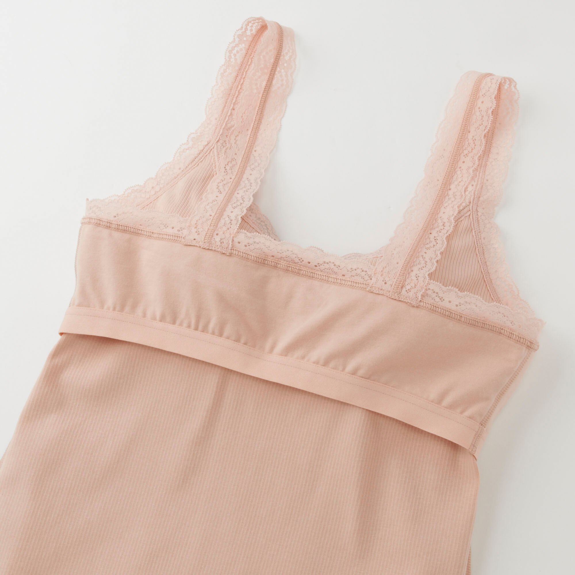 Women Ribbed Lace Bra Sleeveless Top Uniqlo Us
