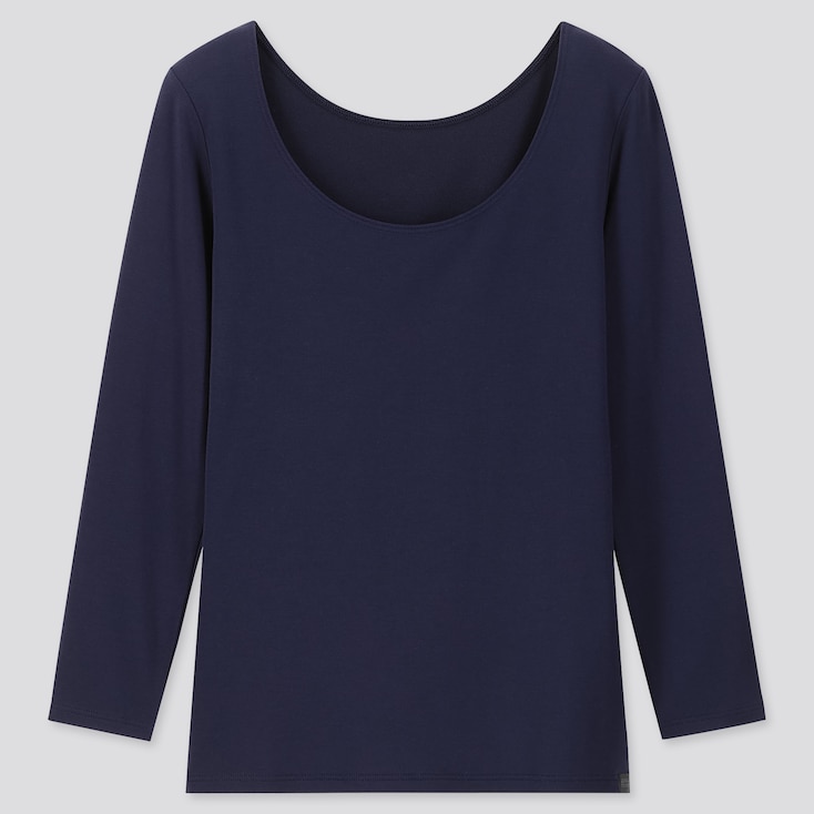 Women Heattech Extra Warm Scoop Neck T Shirt Uniqlo Us