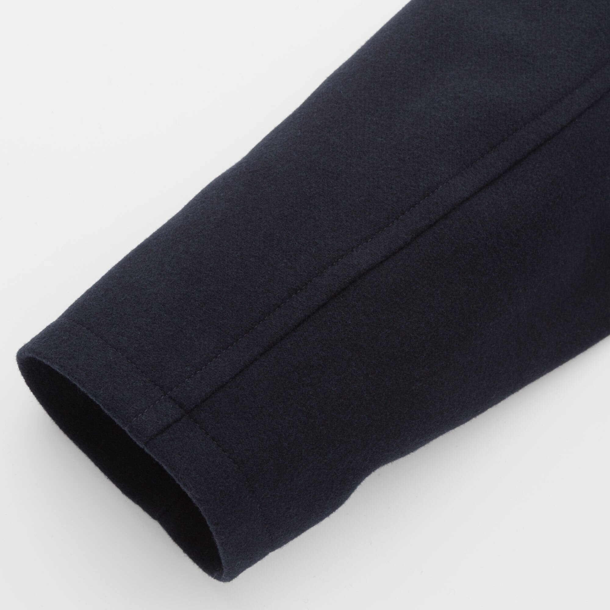 WOMEN UNIQLO U WOOL BLEND LONGLINE PEA COAT