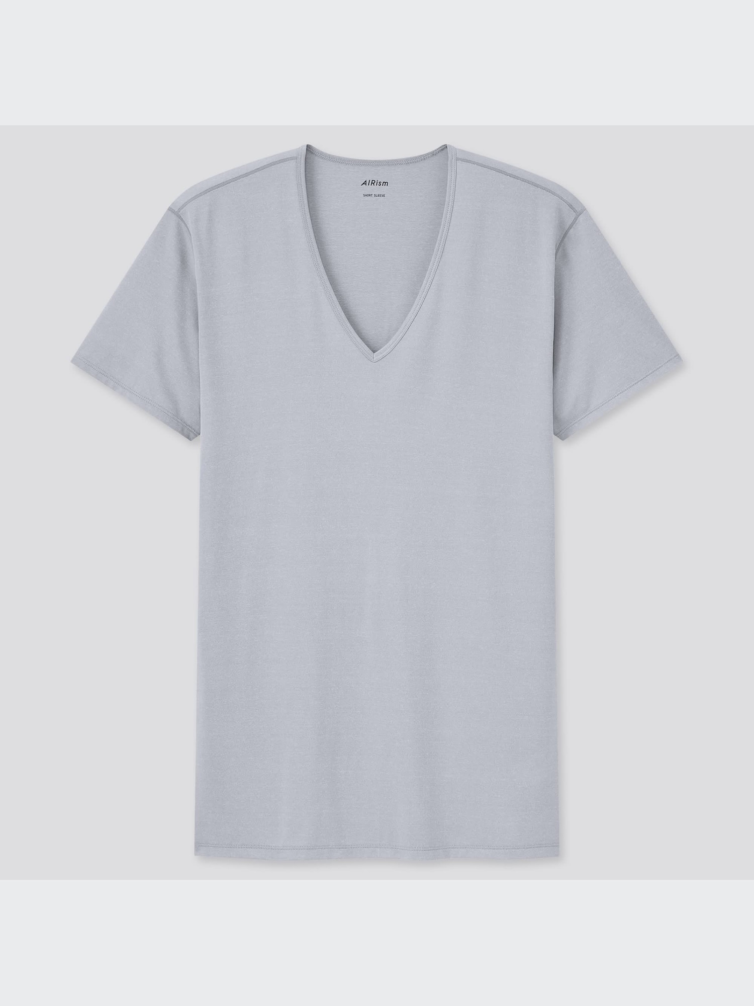 AIRism V-Neck Short-Sleeve T-Shirt | UNIQLO US