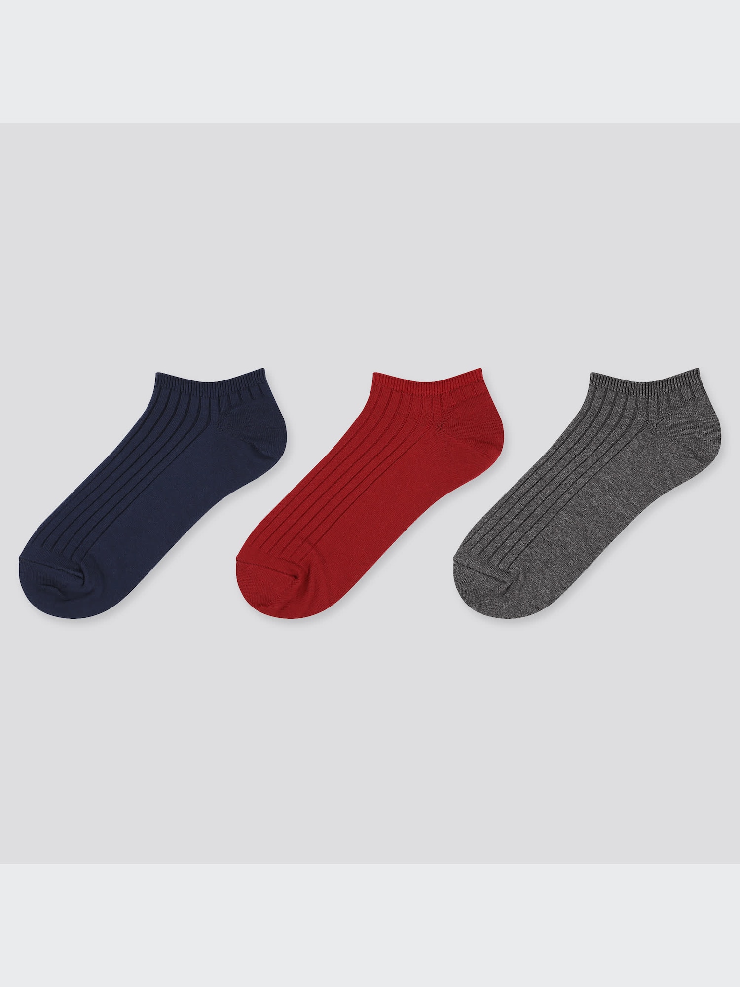 Ribbed Short Socks (Pack of 3) | UNIQLO US