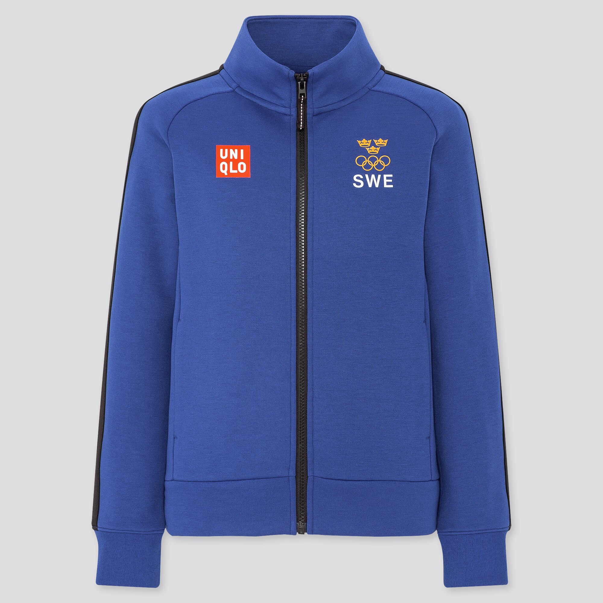 Kids Sweden Olympic DRY Stretch Sweat Full Zipped Blouson | UNIQLO