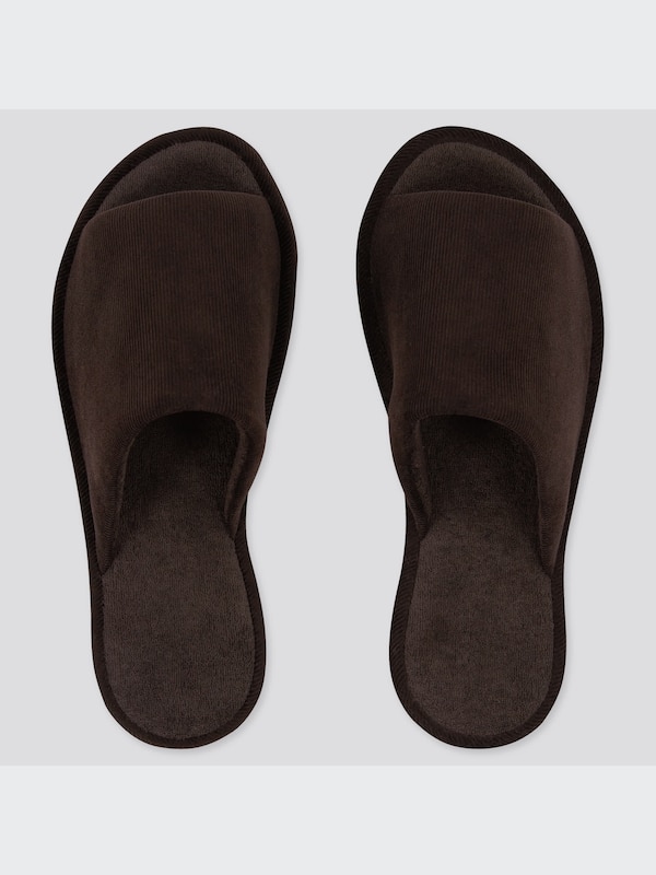 Men's Open Toe Corduroy Room Shoes | UNIQLO AU