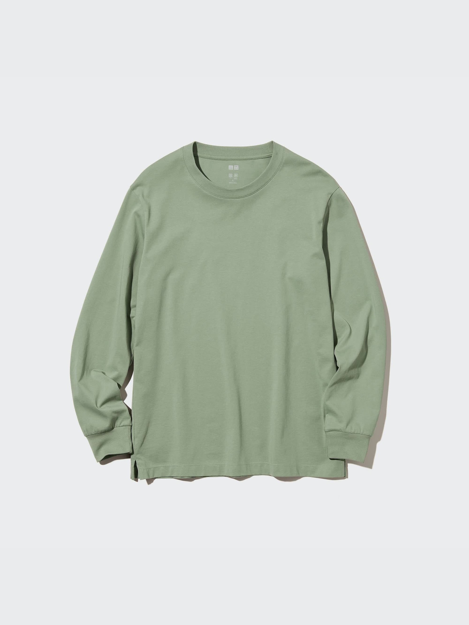AIRism Cotton UV Protection Crew Neck Long-Sleeve T-Shirt (2022 Edition ...