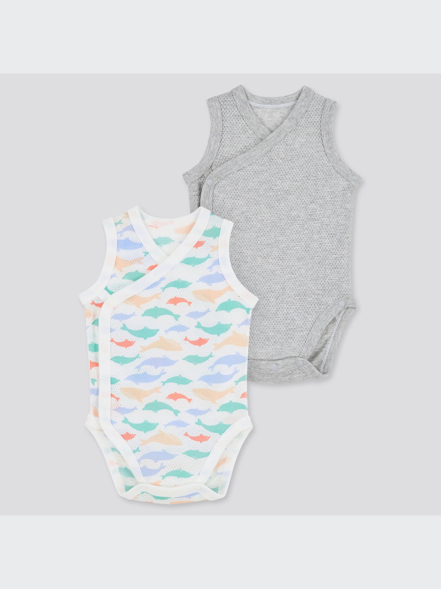 Cotton Mesh Sleeveless Inner Bodysuit (Set of 2) | UNIQLO US