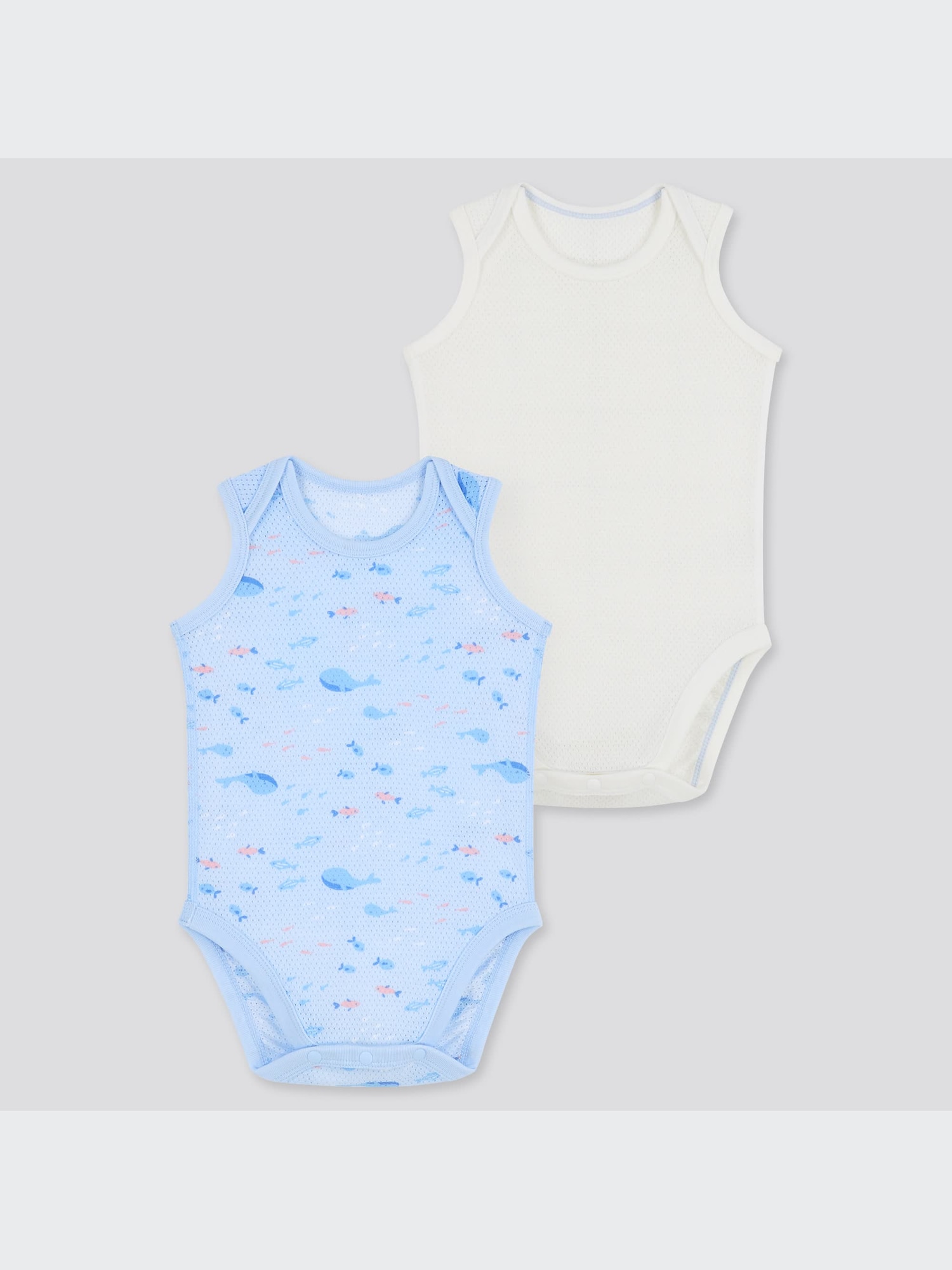 Cotton Mesh Sleeveless Inner Bodysuit (Set of 2) | UNIQLO US