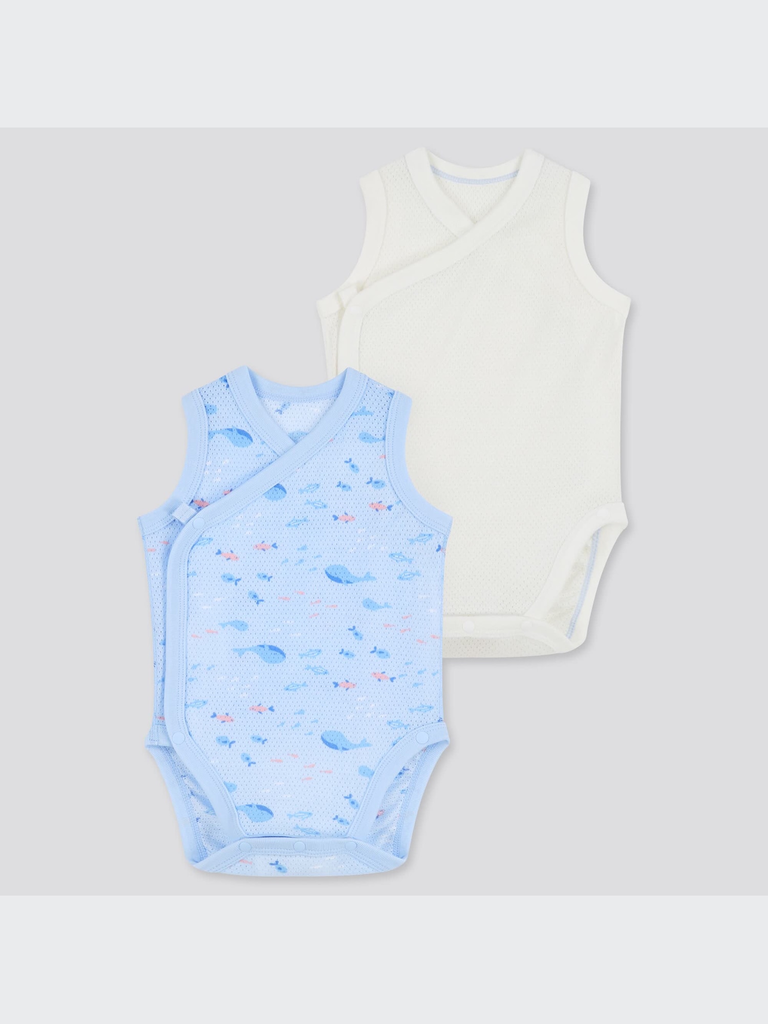 Cotton Mesh Sleeveless Inner Bodysuit (Set of 2) | UNIQLO US