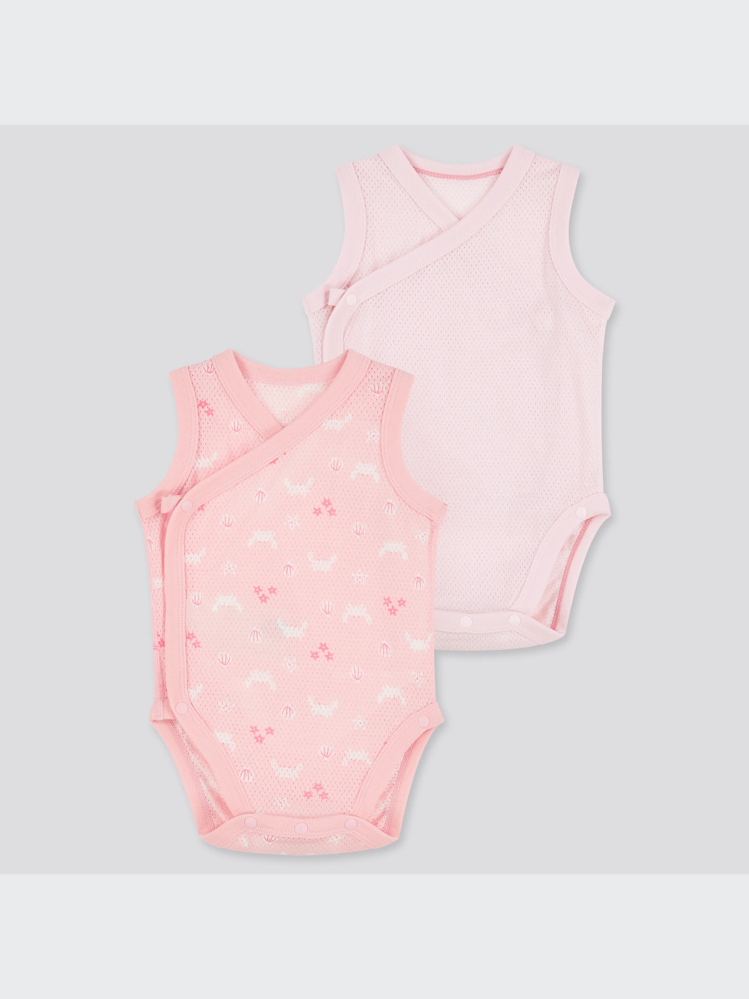 Cotton Mesh Sleeveless Inner Bodysuit (Set of 2) | UNIQLO US